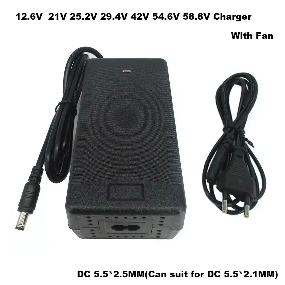 12V 24V 36V 48V 52V Lithium Battery Charger 12.6V 25.2V 29.4V 42V 50.4V ...