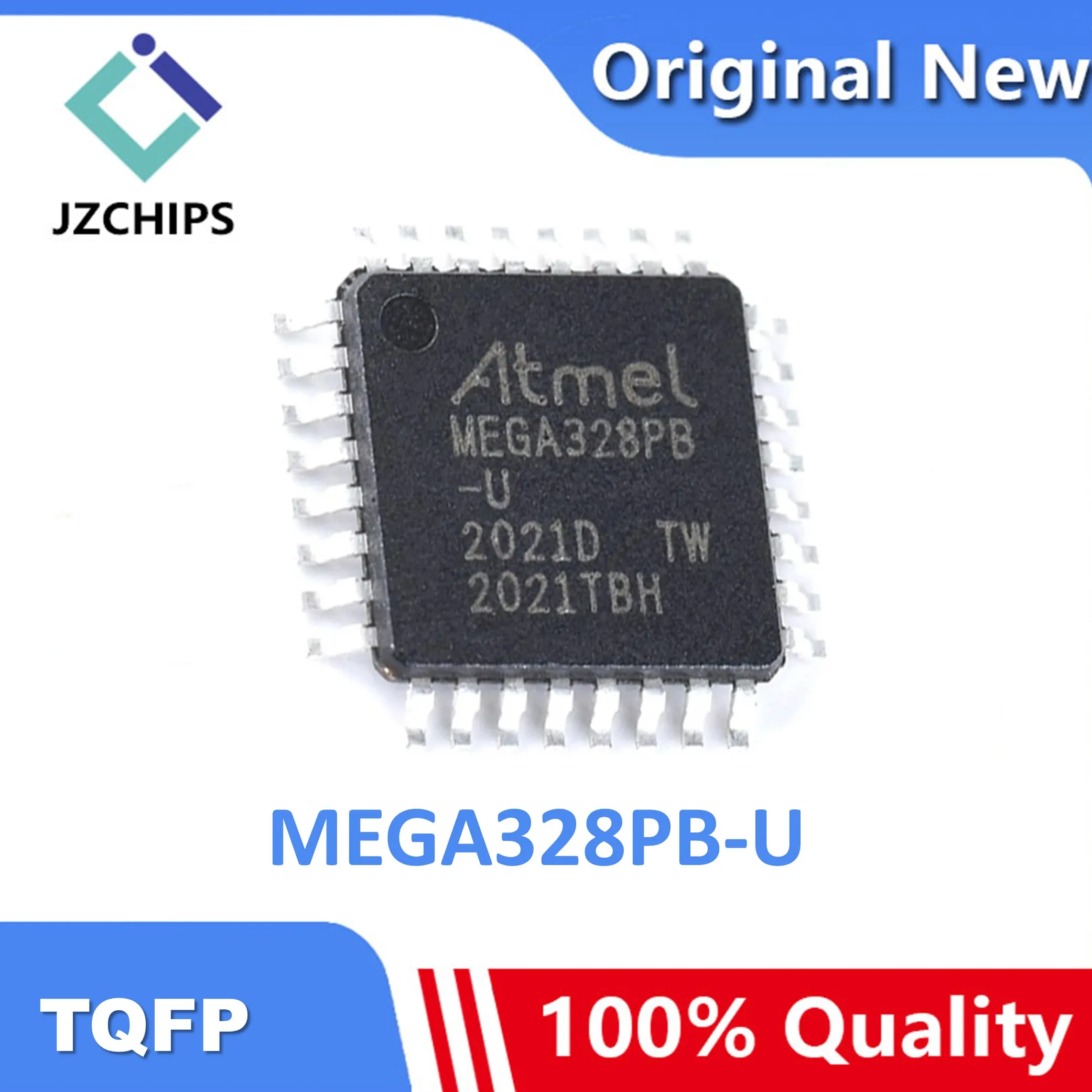 단일 칩 마이크로 컨트롤러 TQFP 32 정품 ATMEGA328PB AU, ATMEGA328PB, MEGA328PB U ...