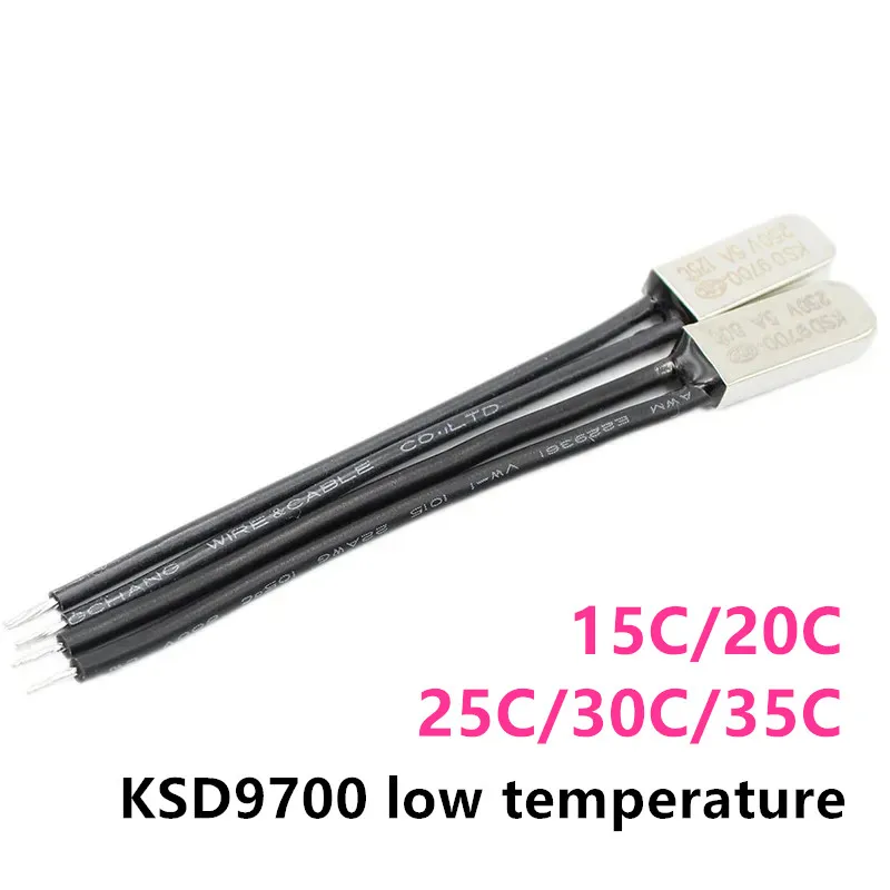 KSD9700-5A-250V-15C-20C-25C-30C-35C-Degree-Normal-Close-Thermostat-Thermal-Protector-fuses ...