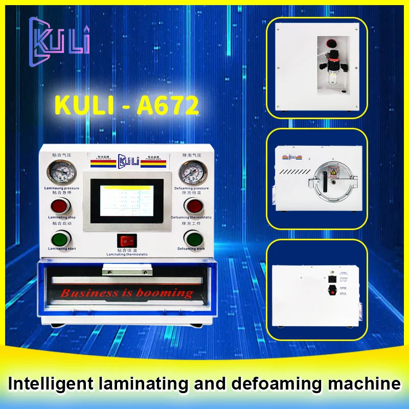 Kuli Intelligent Laminating And Defoaming Machine Oca Repair ...