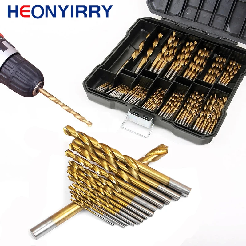99Pcs-Titanium-Drill-Bit-Set-High-Speed-Steel-Drill-Bits-for-Steel ...