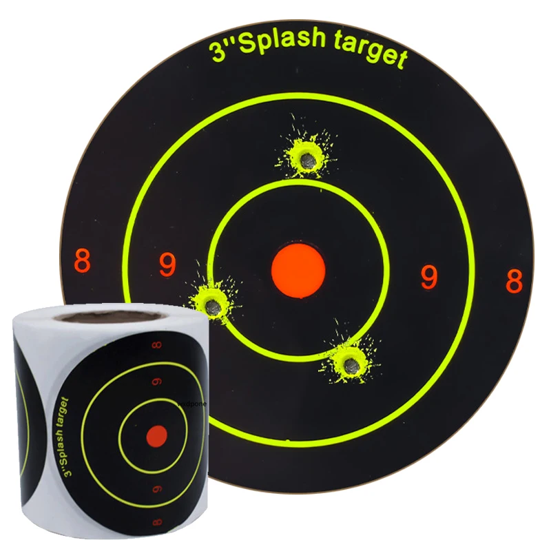 100-Sheet-Sticker-Targets-Splatter-Splash-Amp-Reactive-Per-Roll-7-50cm ...