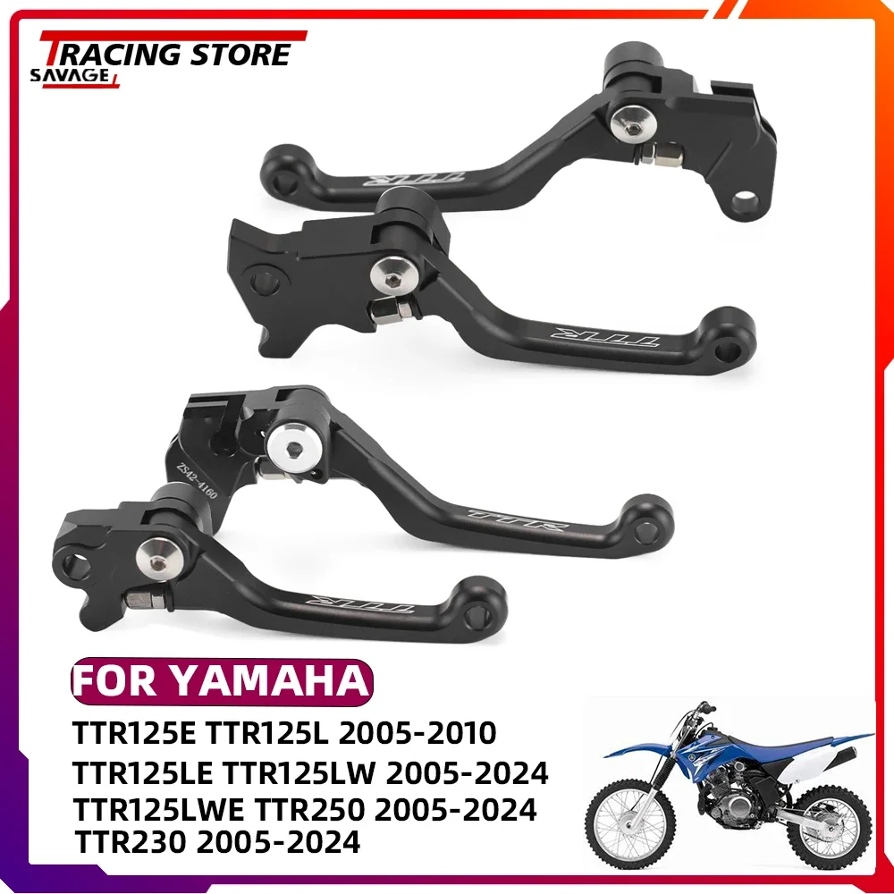 TTR CNC Pivot Brake Clutch Levers For Yamaha TTR230 TTR125E TTR125L ...