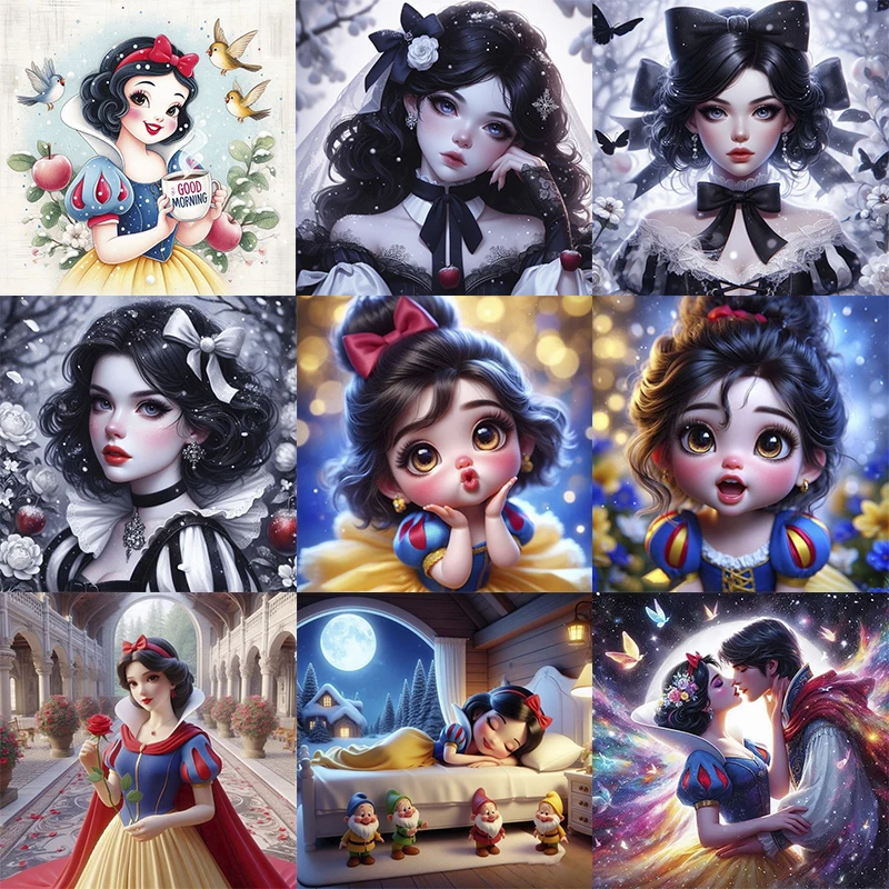 2024-New-5D-DIY-Disney-Snow-White-Diamond-Painting-Kit-Diamond ...