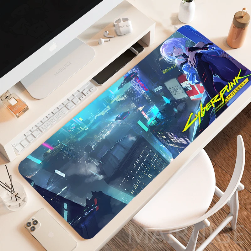 Cyberpunk Mouse Pad Anime Mousepads Edgerunners Keyboard MouseMat Gamer ...