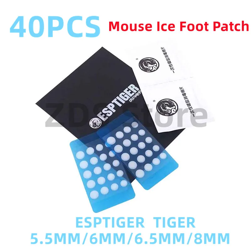 New-40PCS-Esptiger-Tiger-ICE-V2-Foot-Sticker-Pink-DIY-Small-Dots-Foot ...