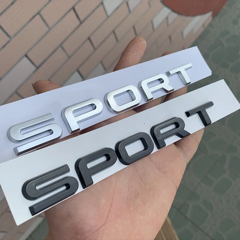 랜드 로버 디스커버리 레인지 로버 스포츠 후면 테일 라벨 로고 스티커 3d 스포츠 엠블럼 배지 도어 데칼 액세서리 자동차