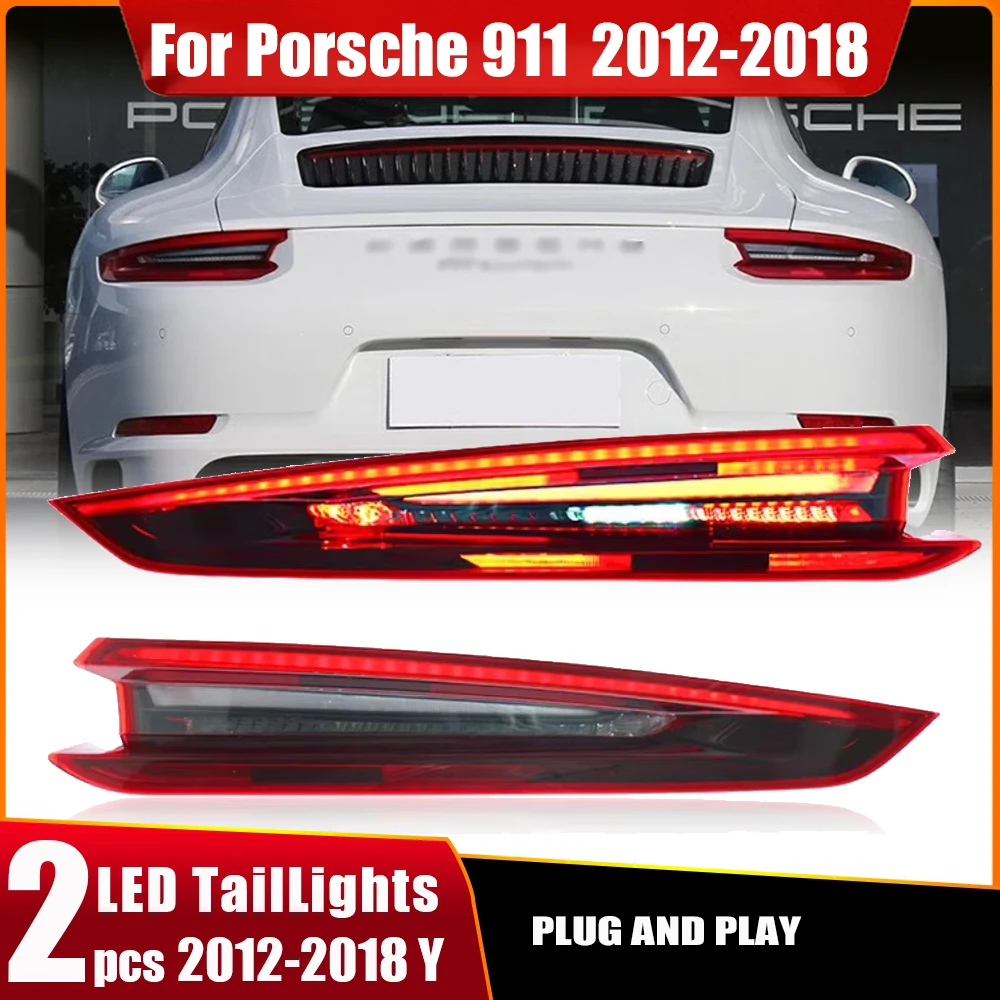 Car Taillights for Porsche 911 LED Tail Lights 2012-2018 991.1 Upgrade ...