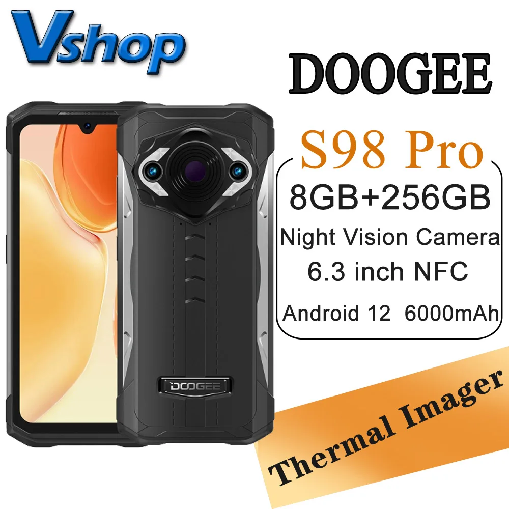 DOOGEE-S98-Pro-IP68-IP69K-Waterproof-Rugged-Mobile-Phone-Thermal-Imager ...