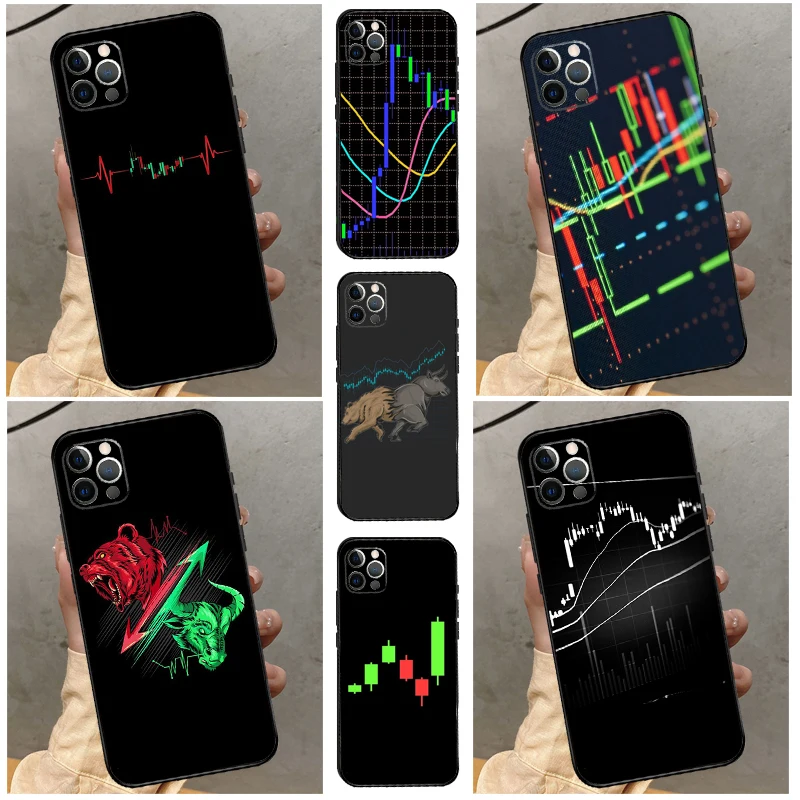 Trade Investment Forex Stock market Phone Case For iPhone 14 15 Pro Max ...