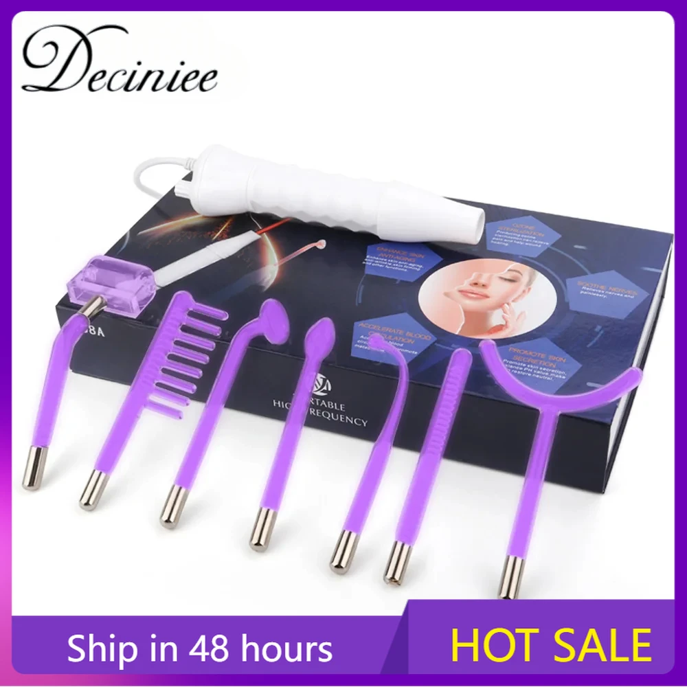 7-In-1-High-Frequency-Electrode-Wand-Electrotherapy-Glass-Tube-Beauty ...