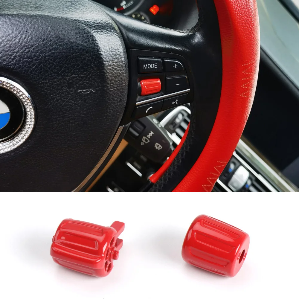 Red-Car-Multi-function-Steering-Wheel-Control-Knob-Button-For-BMW-3-4-5 ...