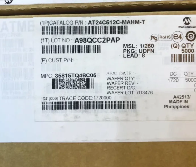 5-100pcs AT24C512C-MAHM-T AT24C512C-MAHM AT24C512C UDFN8 100%New And ...