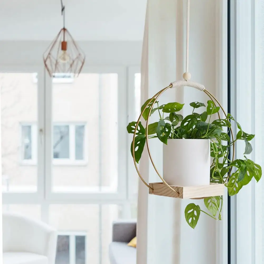 Useful Widely Used Plant Pot Holder Good Load-bearing Hanging Planter ...