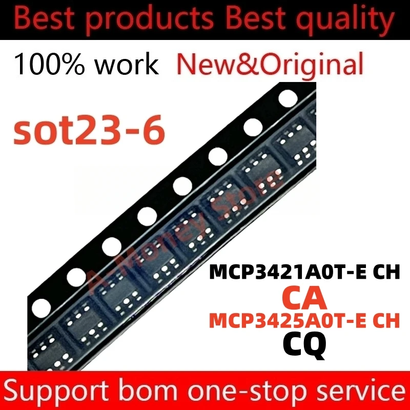 (10pcs)MCP3425A0T-E/CH MCP3425 CQ37 CQ.. MCP3421A0T-E/CH MCP3421A0T ...
