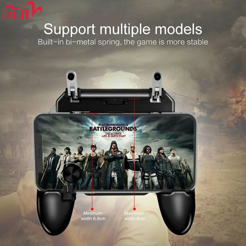 W11+ PUGB Mobile Game Controller Free Fire PUBG Mobile Joystick Gamepad ...