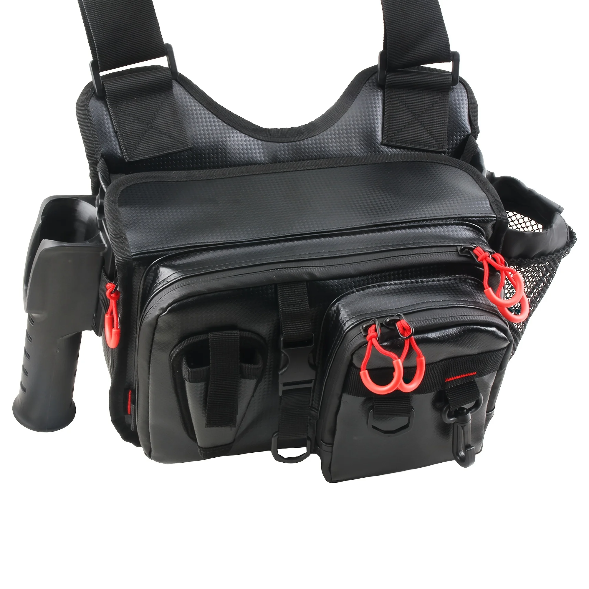 Fishing-Tackle-Bag-One-shoulder-Sling-Storage-Backpack-with-Rod-Gear ...