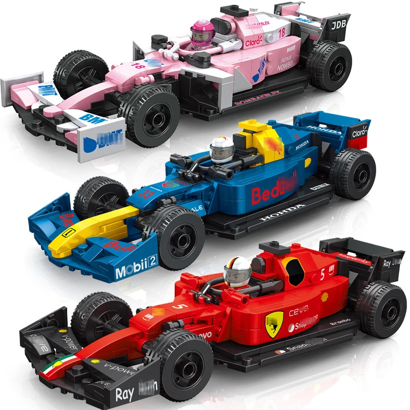 Speed-Champions-F1-Racing-Car-Model-Building-Blocks-Formula-1-Supercar ...