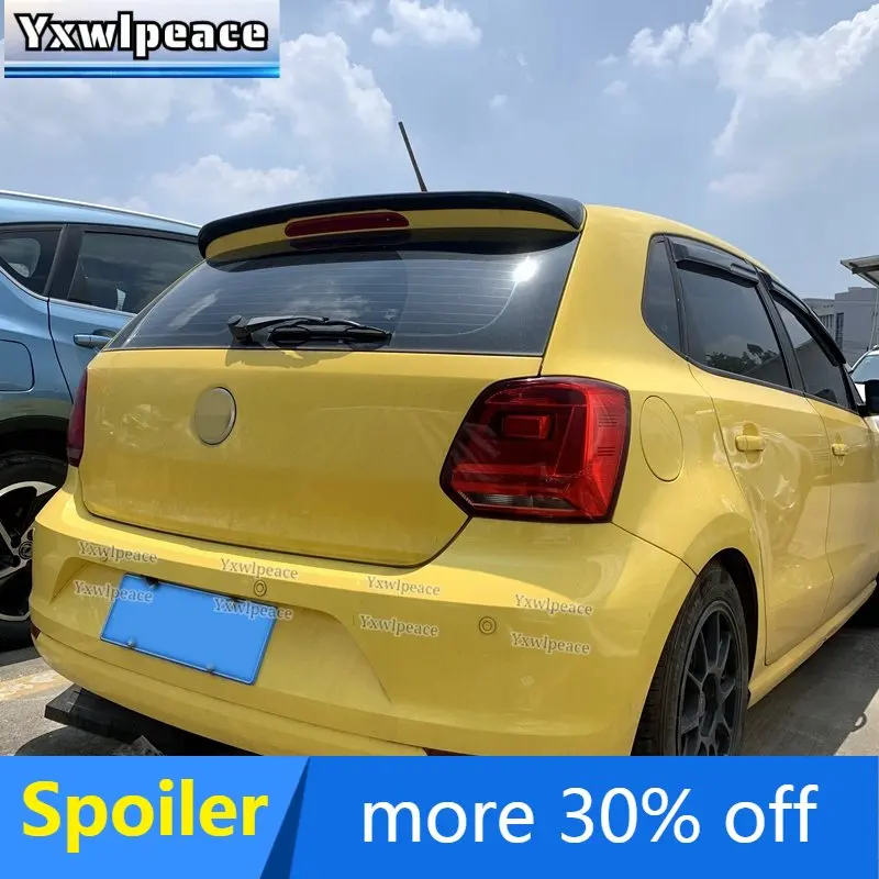 For-VW-Volkswagen-VW-POLO-6R-2011-2018-Roof-Spoiler-ABS-Plastic-Primer ...