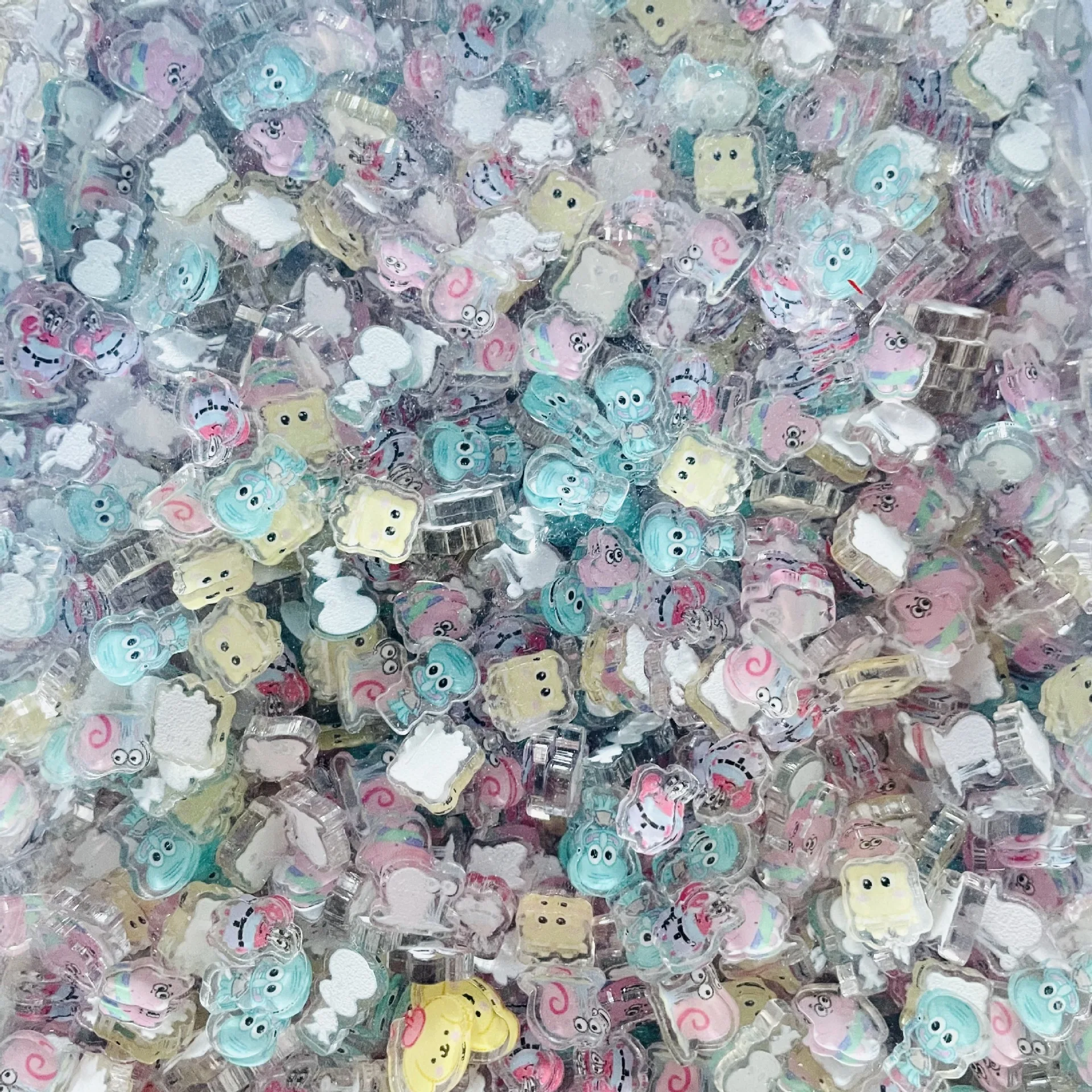 100pcs-Sanrio-Acrylic-Hello-Kitty-Kuromi-Melody-Chip-Diy-Smt-Shake ...