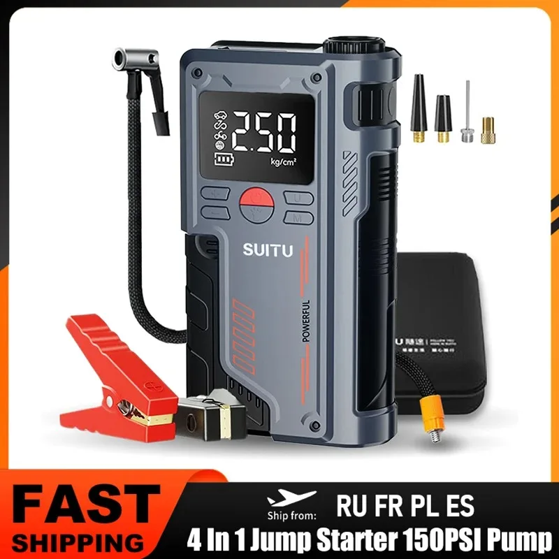 Car-Emergency-Starter-Power-Inflatable-Pump-All-In-One-Machine-Air-Pump ...