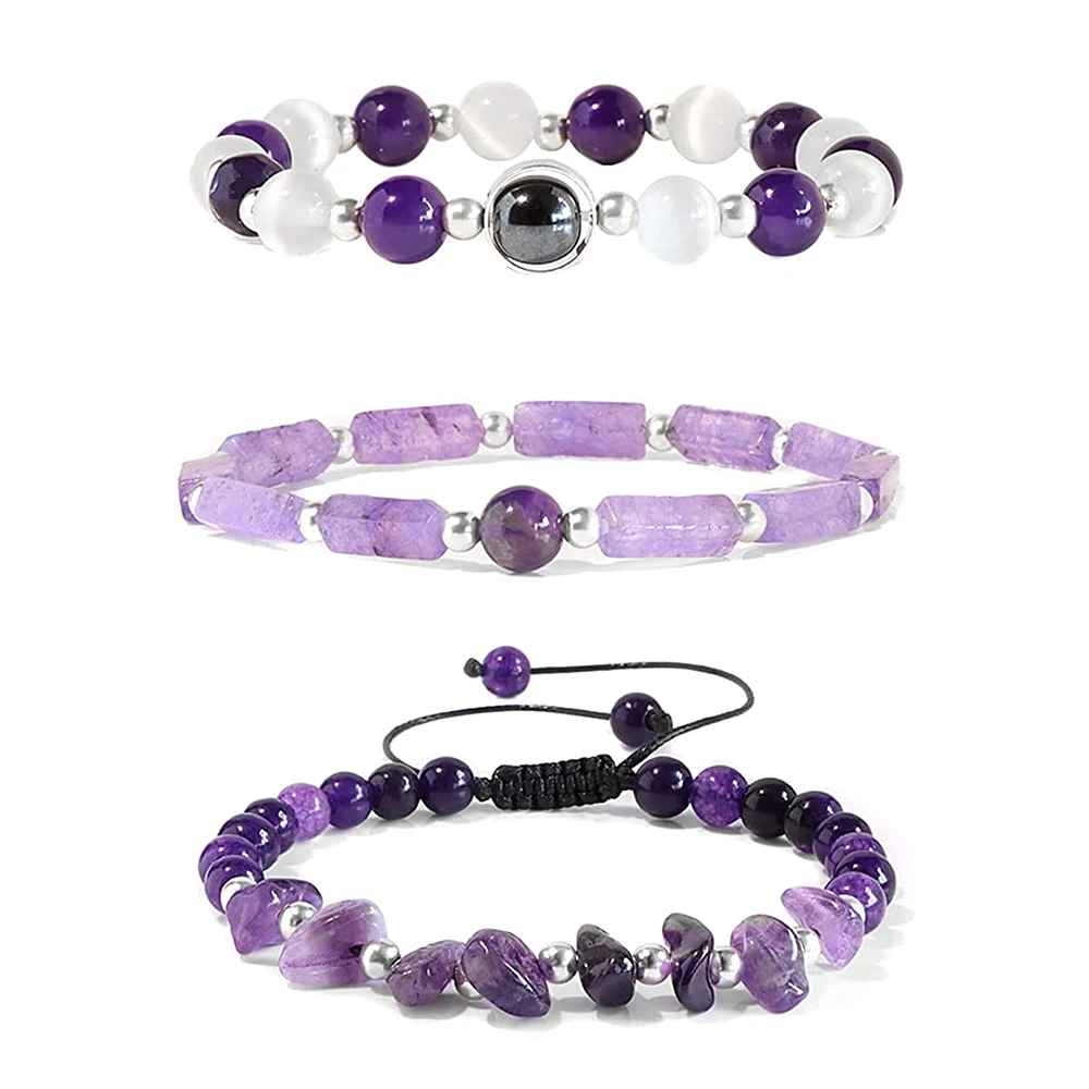 3pcs-Set-Body-Purifying-Amethyst-Bracelet-Natural-Healing-Stone ...
