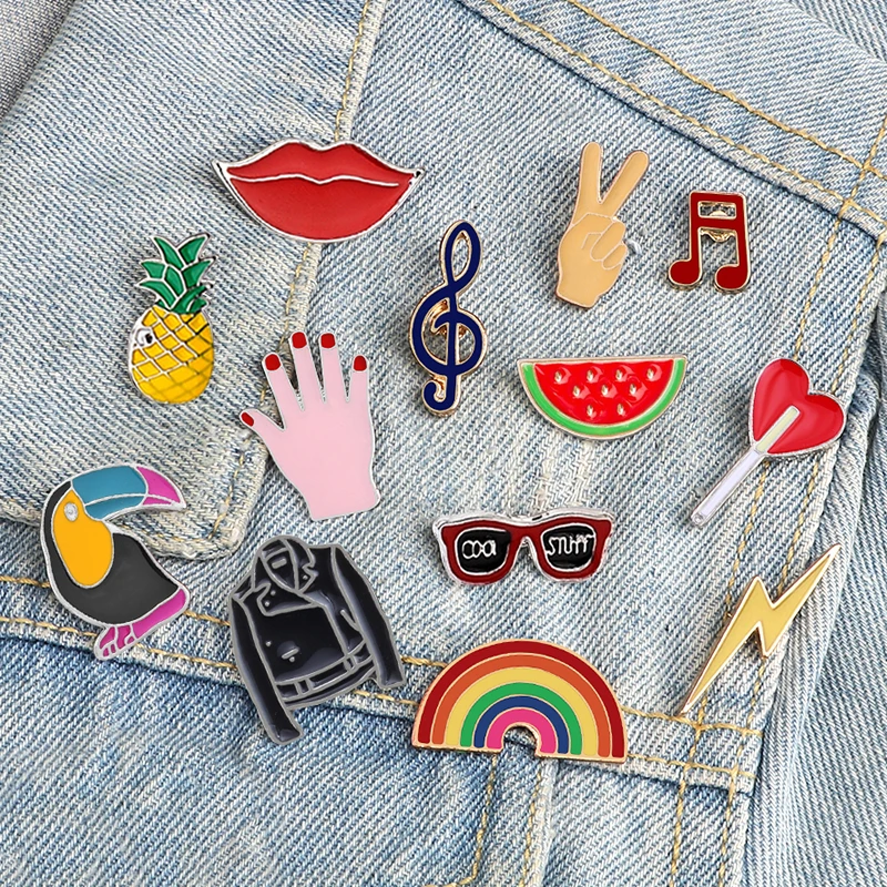 Broche-creativo-de-dibujos-animados-para-hombre-y-mujer-broche-con ...