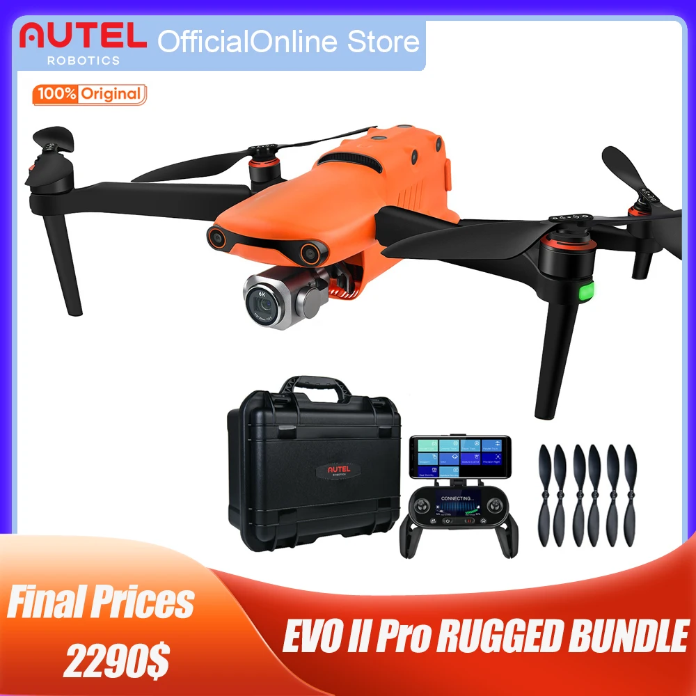 Autel Robotics EVO II Pro Rugged Bundle Camera Drone Original 10 Bit 1 ...