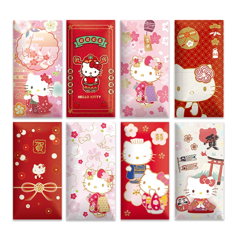 2024-New-Sanrio-Hello-Kitty-Cartoon-New-Spring-Festival-Red-Envelopes ...