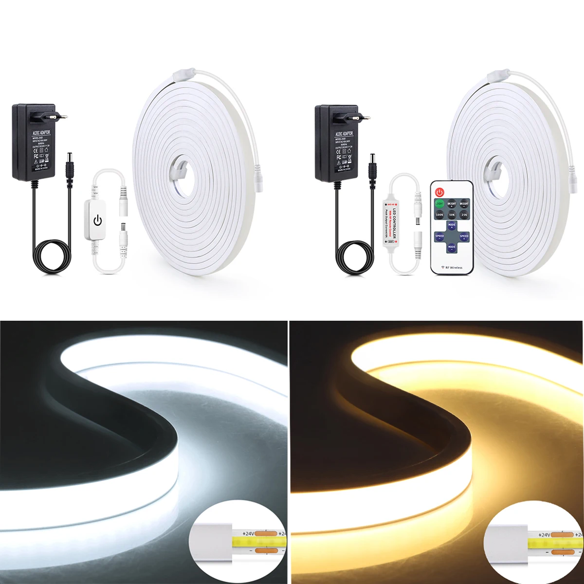 High-Quality-COB-LED-Strip-Neon-Light-Sign-With-Dimmable-Touch-Sensor ...