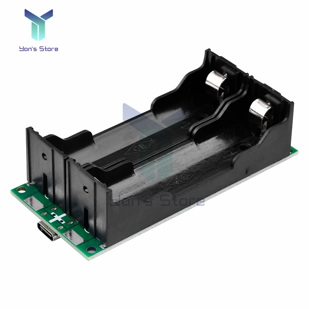 Type-C-18650-Lithium-Battery-Charger-Module-5V-9V-12V-3A-DC-DC-Step-Up ...