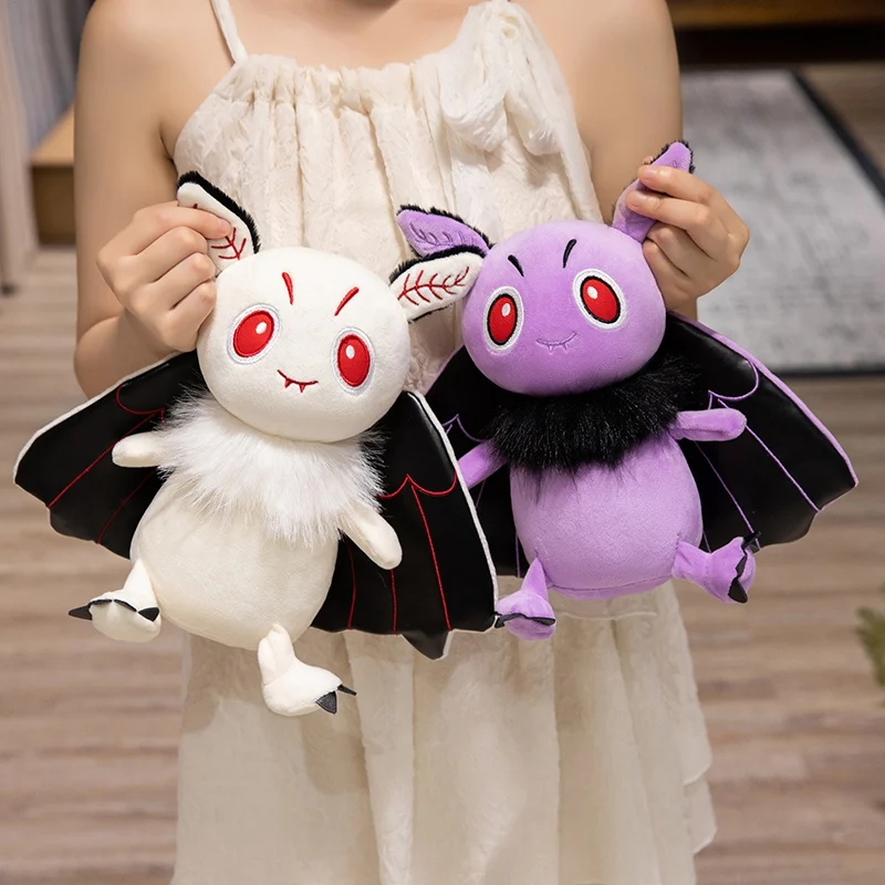 Kawaii Moth Plush Toys Stuffed Dark Serious Plush Bats Doll For Girls ...