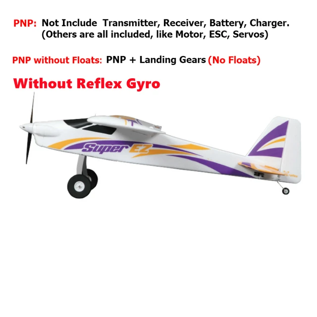 FMS RC Airplane Plane 1200mm Super EZ V4 Trainer Beginner With Gyro ...