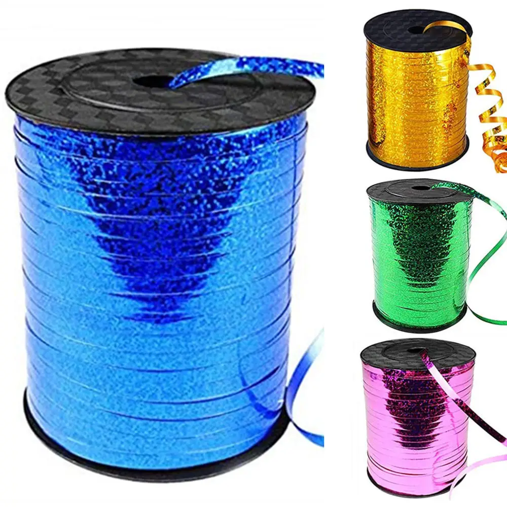 500-Yards-Crimped-Curling-Ribbon-Shiny-Metallic-Balloon-String-Roll ...