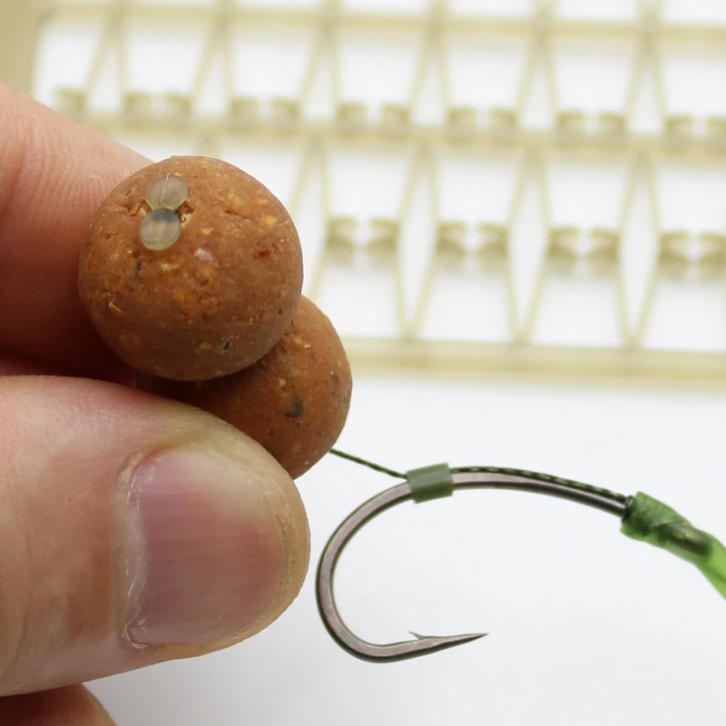 5-Pieces-Carp-Fishing-Tackle-Hair-Rig-Boilie-Bait-Drill-Stops-Boilie-V ...