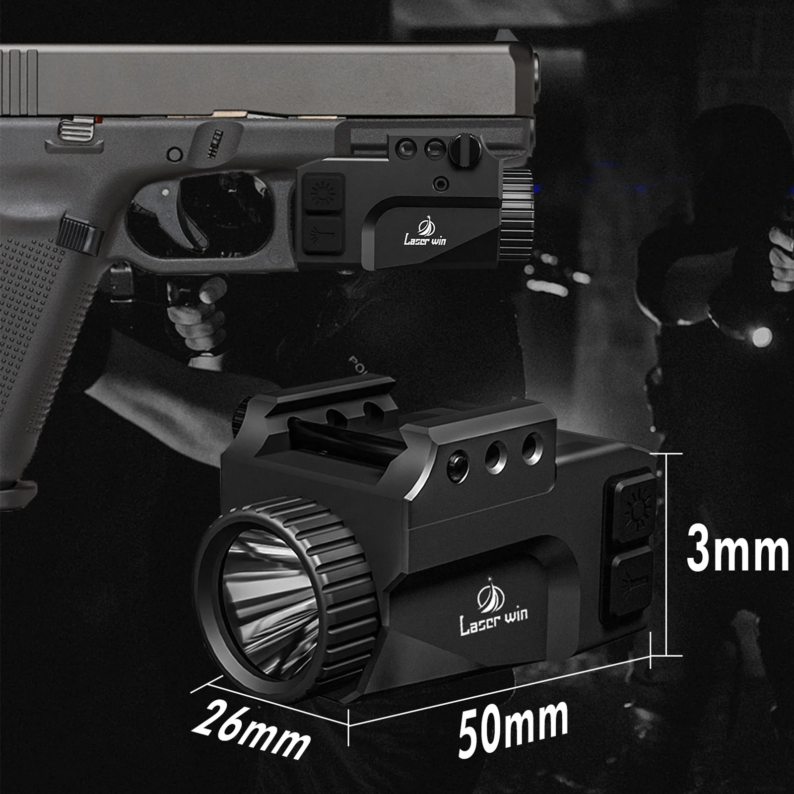 Glock 19 Laser Light Combo