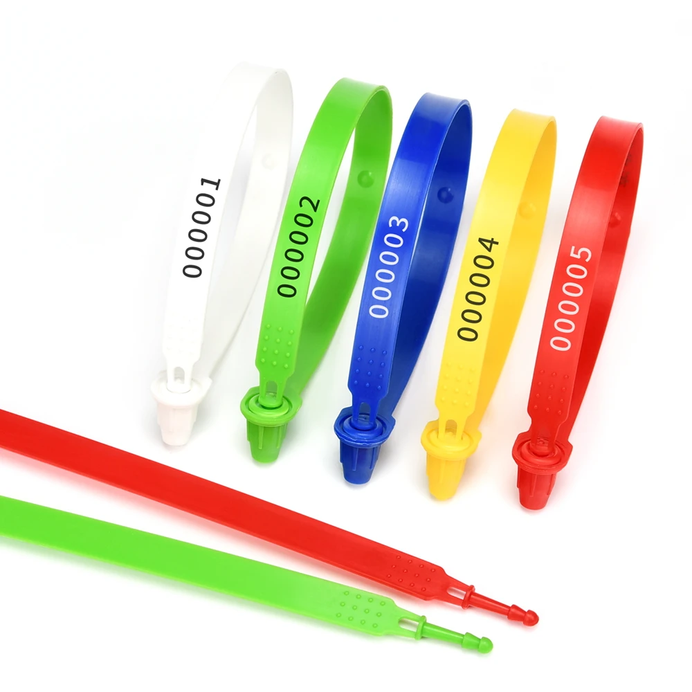 100PCS-Truck-Security-Seals-Serial-Numbered-Plastic-Seal-Tags-Custom ...