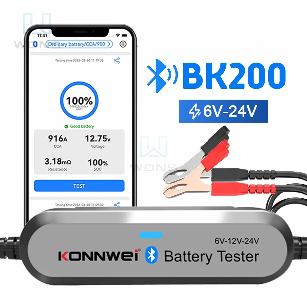 KONNWEI-BK200-Mobile-APP-Control-Bluetooth-Car-Battery-Tester-For-lead ...