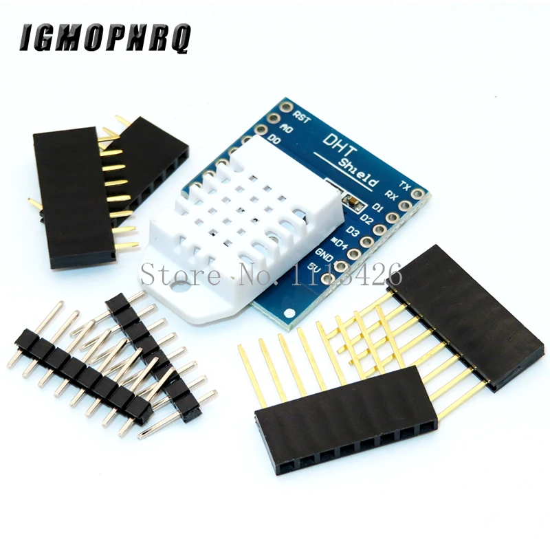 DHT22-Pro-Shield-for-WEMOS-D1-mini-DHT22-Single-bus-digital-temperature ...