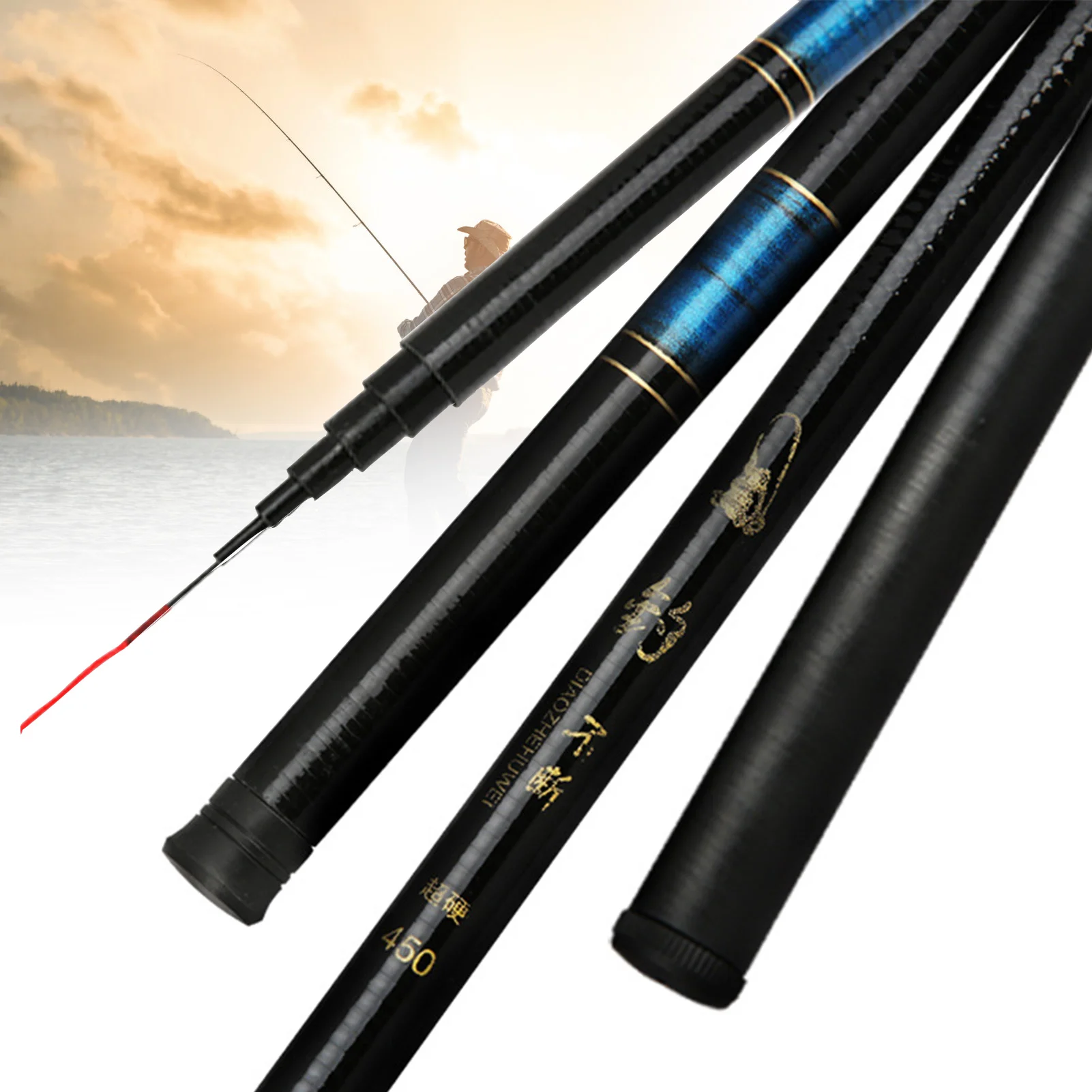 Short-Fishing-Stream-Rod-for-Carp-Ultralight-Travel-Fishing-Rod-Short ...