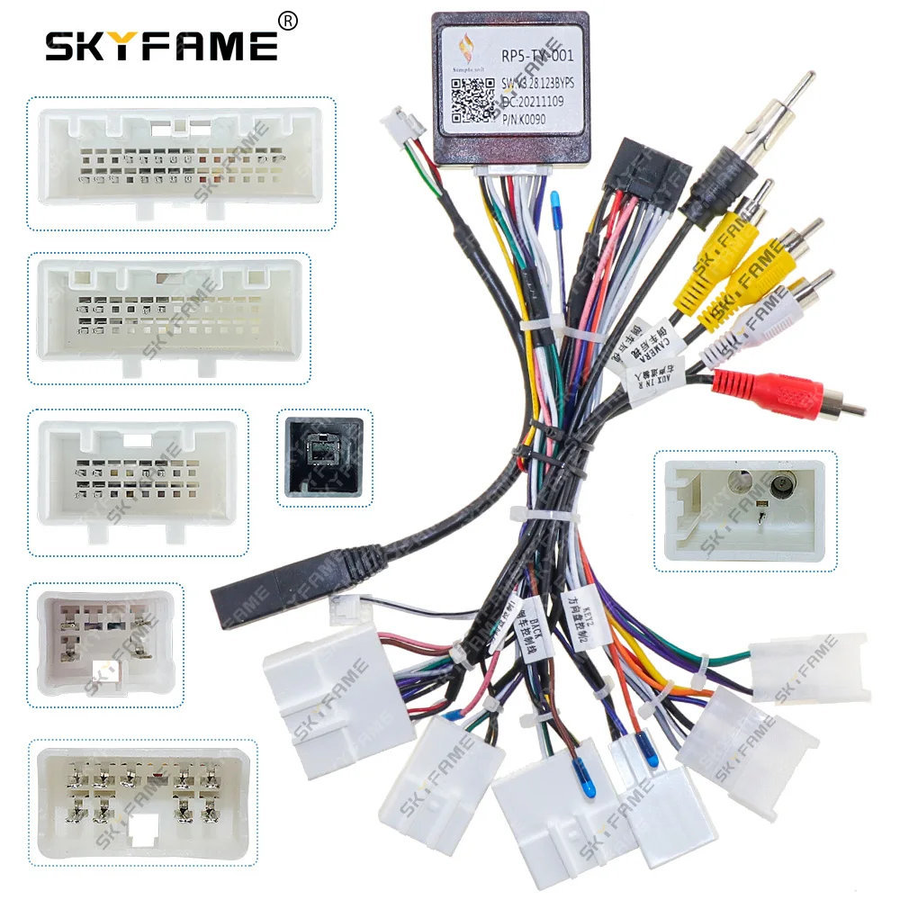 Simplesoft Car Wiring Harness Adapter Canbus Box Decoder For Toyota ...