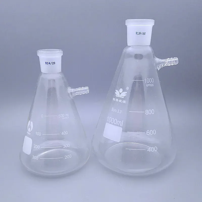 1PCS-50ml-To-2000ml-Lab-Glass-Vacuum-Filtration-Suction-Flask ...