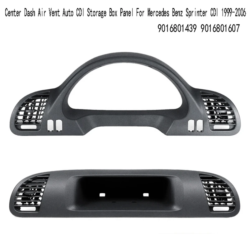 2Pcs-CDI-Storage-Box-Panel-Center-Dash-Air-Vent-Auto-For-Mercedes-Benz ...