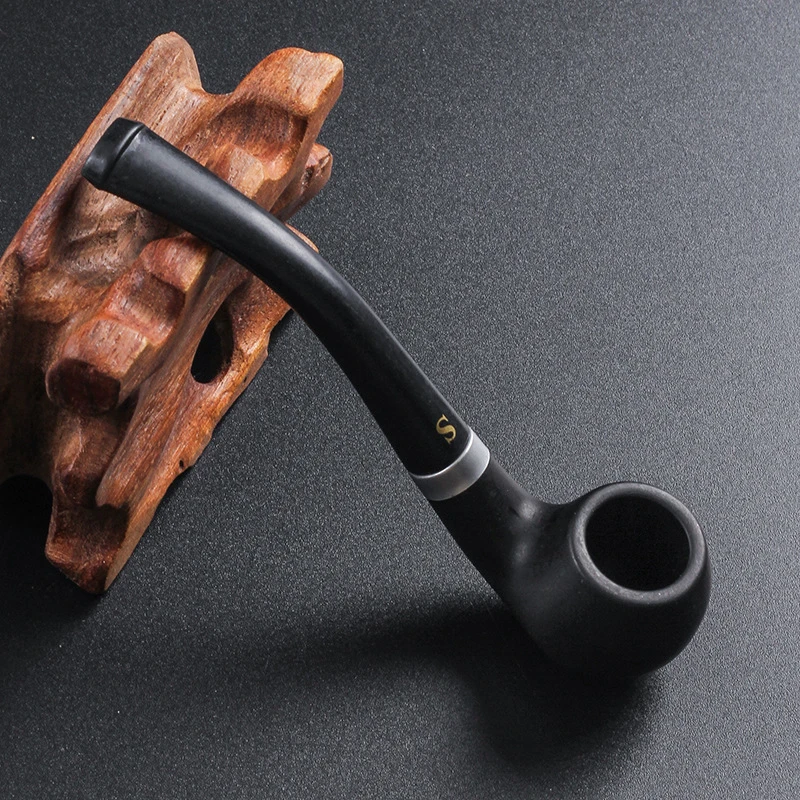 Mini-Portable-Smoking-Pipe-Black-Delicate-Filter-Cigarette-Holder ...