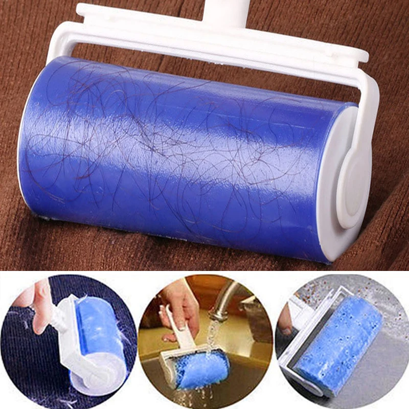 Washable-Lint-Rollers-Remover-Clothes-Pet-Hair-Drum-Sticky-Cleaning ...
