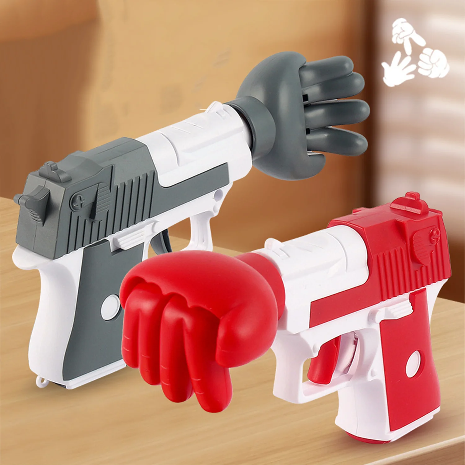 Rock-paper-scissors-Fist-Guessing-gun-board-game-props-decompress-new ...