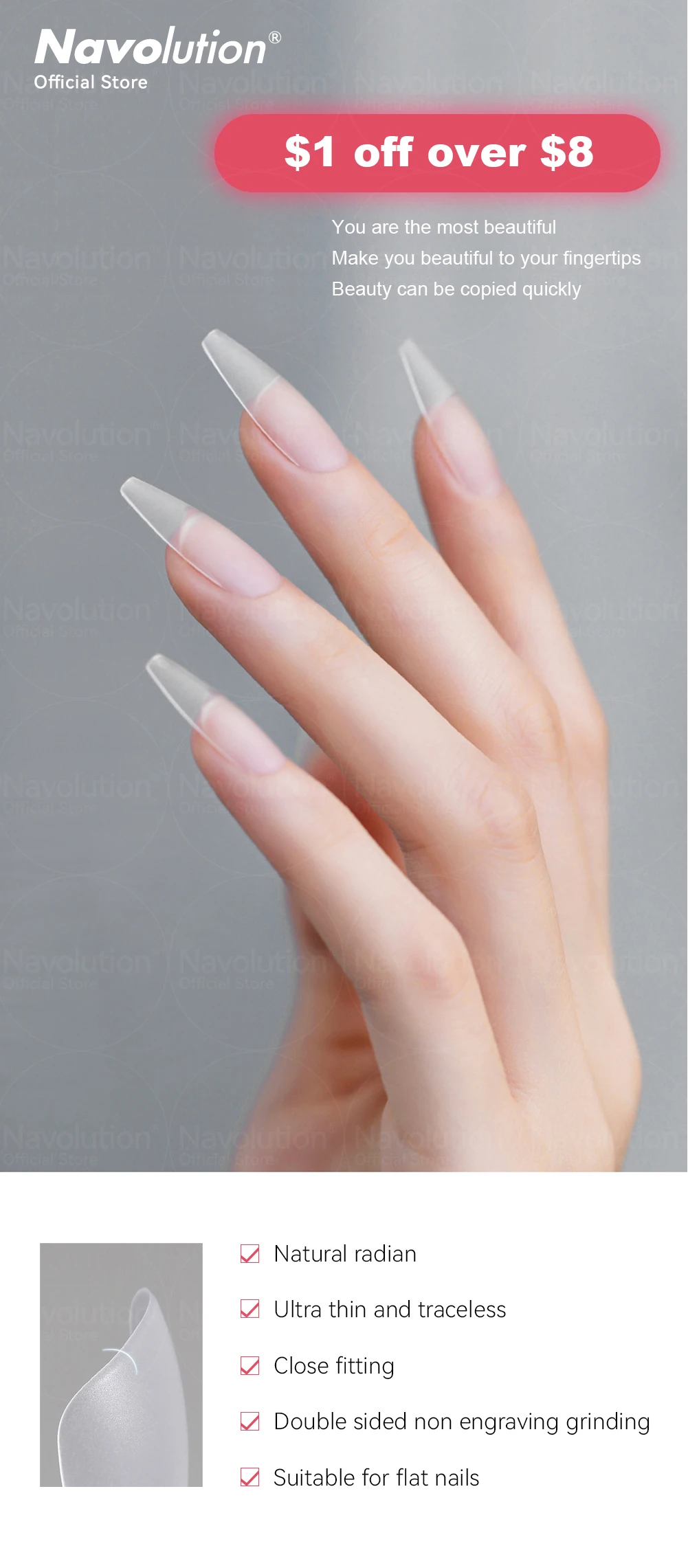 Marilyn Shape Nails