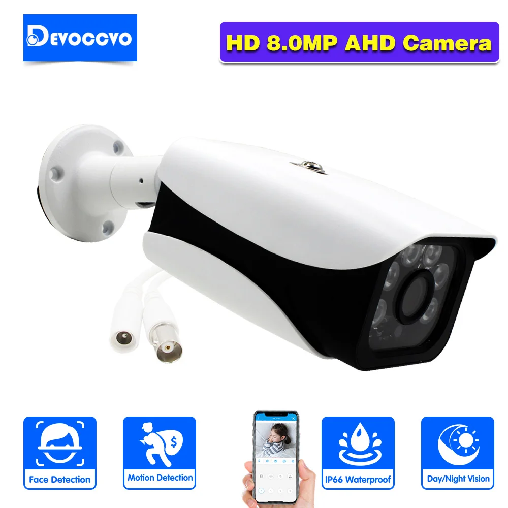 XMXYE-4K-AHD-Bullet-Security-Camera-Face-Detection-Outdoor-Waterproof ...