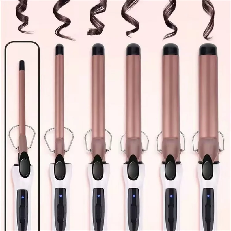 1PC-9mm-13mm-22mm-Professional-Gold-Electric-Hair-Curler-Curling-Iron ...