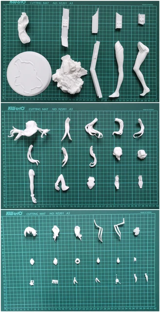 Resin Figure Kit 1/7 Souryuu Asuka Langley White driving suit Unpainted ...